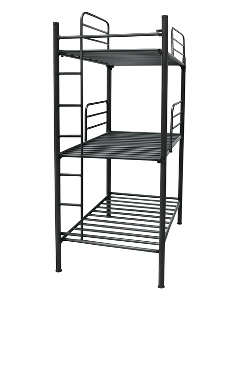 Litera Slim Triple Individual Negra | Literas MX
